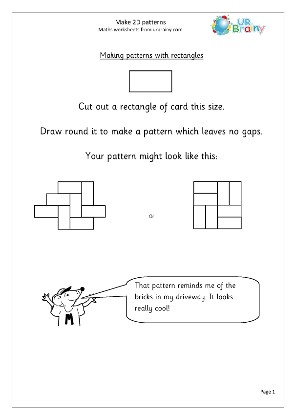 Make 2D patterns - Geometry (Shape) by URBrainy.com