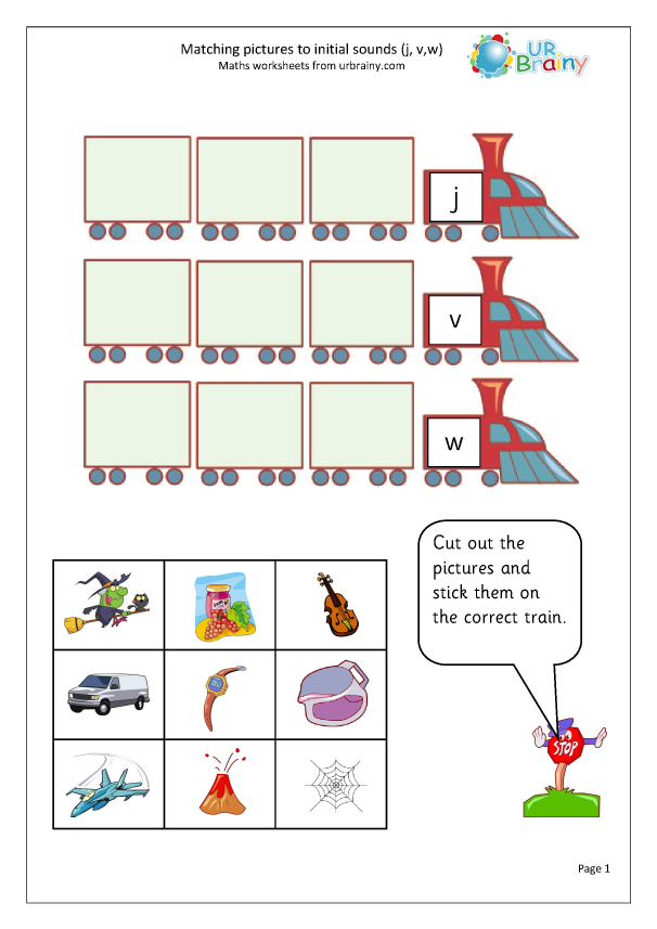 Letters and Sounds (jvw) - Letters and Sounds by URBrainy.com