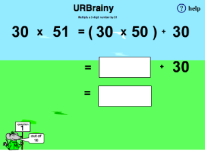 Multiply a 2-digit Number by Fifty One