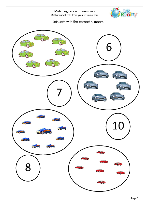 Matching cars - Counting by URBrainy.com