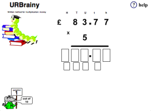 Multiplying Money Worksheet
