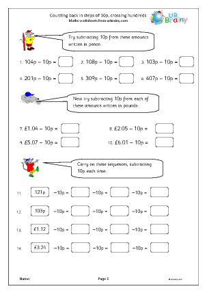 Adding coins - Money by URBrainy.com