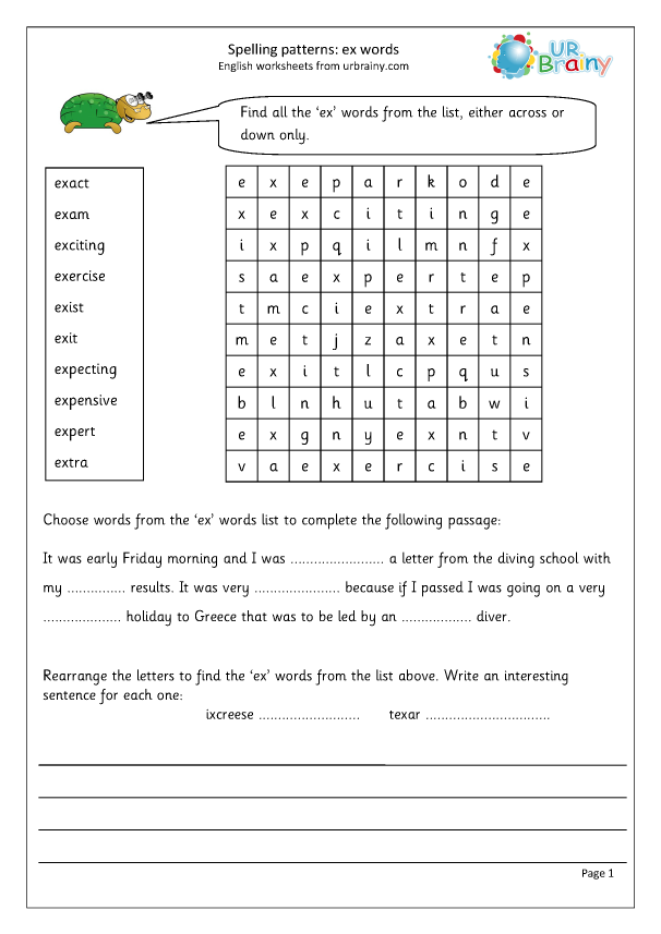 Ex Words General Rules By URBrainy