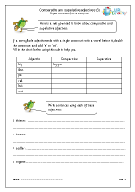 Comparative And Superlative Adjectives Worksheets Ks2