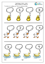 Later Reception Maths Worksheets (age 4-5)