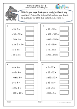 Year 3 Maths Worksheets (age 7-8)