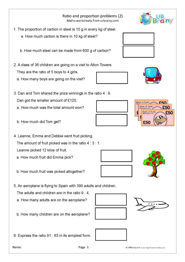 Ratio And Proportion Problems 2 Ratio And Proportion By URBrainy