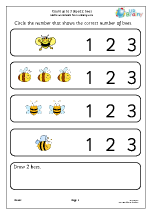 Early Reception Maths Worksheets (age 4-5)