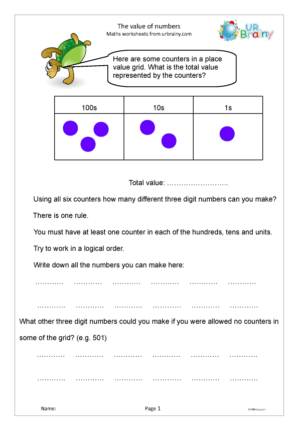 Place Value Reasoning Reasoning Problem Solving Maths Worksheets For