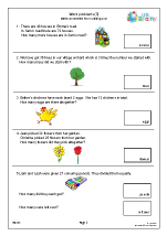Year 2 Maths Worksheets (age 6-7)
