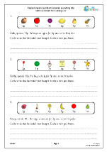Reasoning/Problem Solving Maths Worksheets for Year 1 (age 5-6)