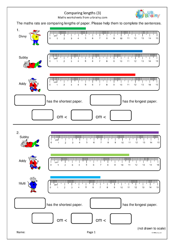 Measurement Worksheets Grade 3