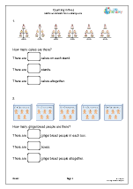 Year 1 Maths Worksheets (age 5-6)