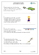 Measuring and Time Worksheets for Year 4 (age 8-9)