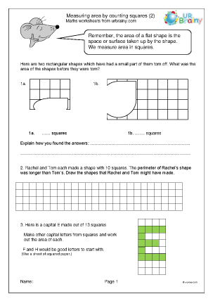 Measuring area by counting squares (2)