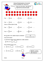 Fraction and Decimal Worksheets for Year 4 (age 8-9)