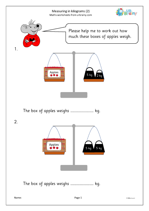 Measuring In Kilograms 2 Measurement By URBrainy