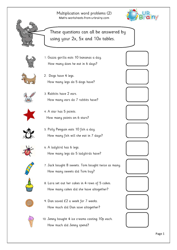 3 Times Tables Word Problems Brokeasshome