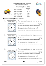 Measuring and Time Worksheets for Year 3 (age 7-8)