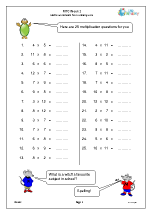 Multiplication Tables Check Worksheets