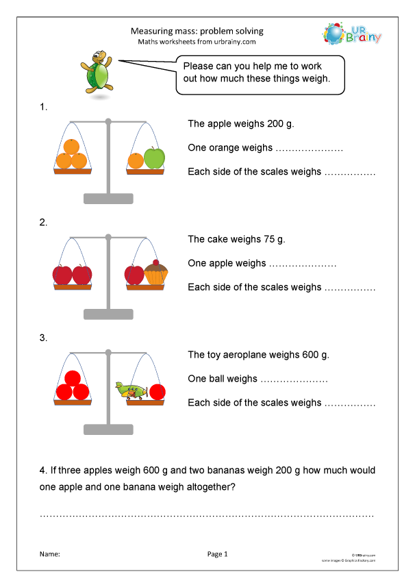 Converting And Comparing Units Of Mass Year PowerPoint And Worksheets 