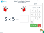 Times Tables Maths Games for Year 2 (age 6-7)