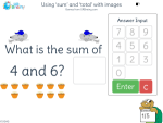 Addition Maths Games for Year 1 (age 5-6)