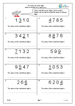 Year 4 Maths Worksheets (age 8-9)