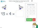 Addition Maths Games for Year 1 (age 5-6)