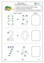 Later Reception Maths Worksheets (age 4-5)