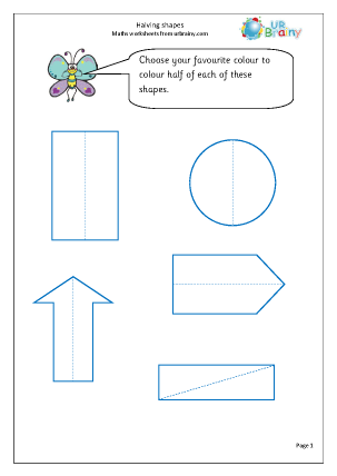 Halving shapes