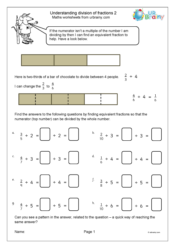 Understanding Division Of Fractions 2 Fraction And Decimal