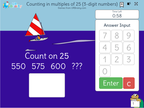 Counting In Multiples Of 25 3 digit Numbers Number And Place Value 