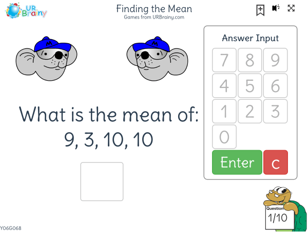 Finding The Mean Statistics By URBrainy