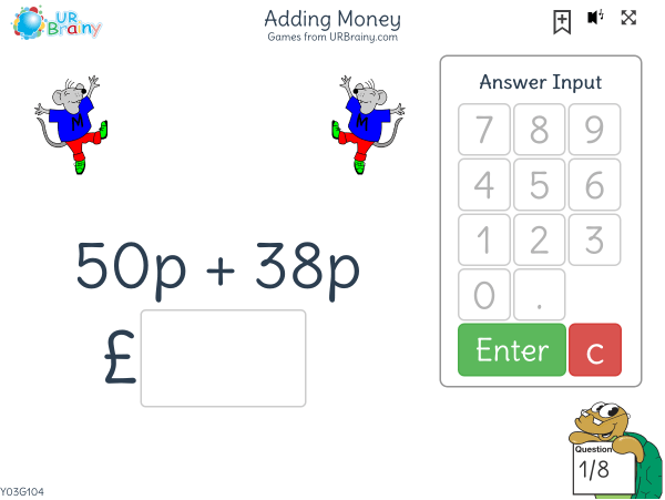 Adding Money Year 3 Money On screen Activities By URBrainy